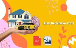 Asset Declaration Form for West Bengal Government Employees